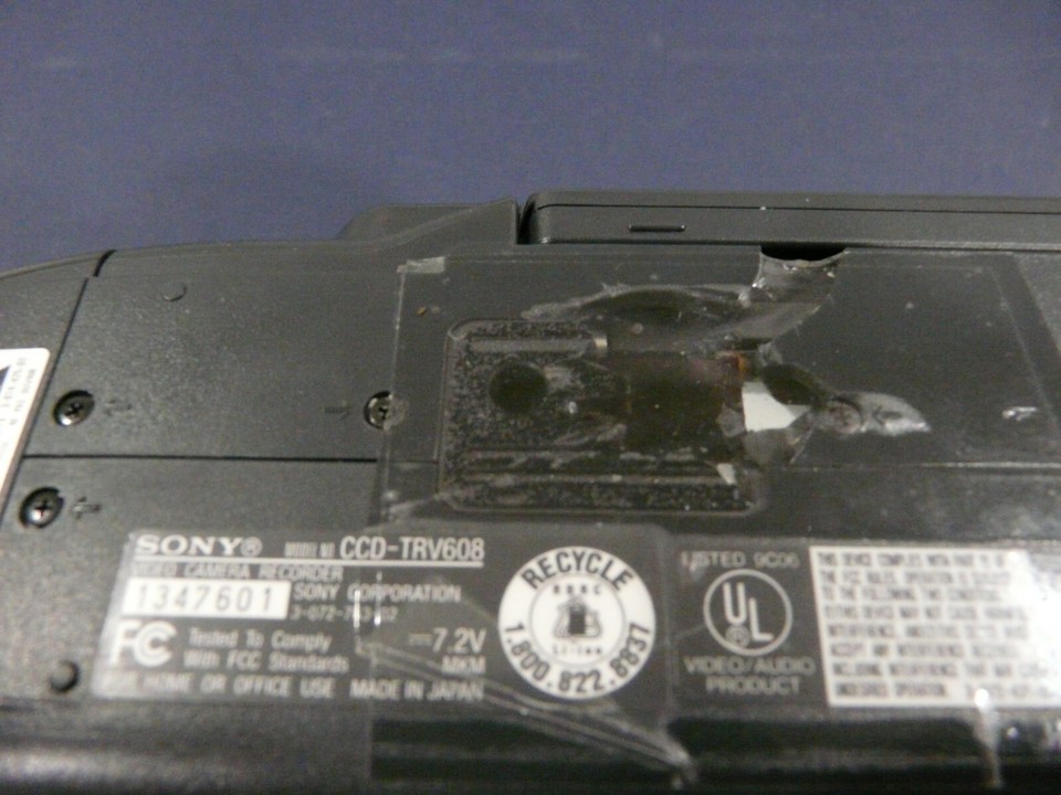 Sony CCD-TRV608 Hi8 Handycam to TRANSFER cassette tapes +2 Sony Head ...