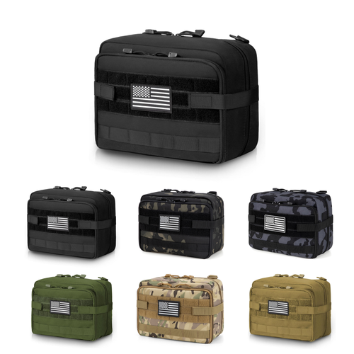 Jueachy Tactical Molle Utility EMT Pocket EDC Tool Bag Organizer Admin ...