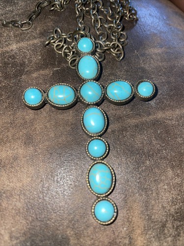 Plunder Design Jewelry Loudene AntiqueBronz Turquoise Cross Inspiration ...