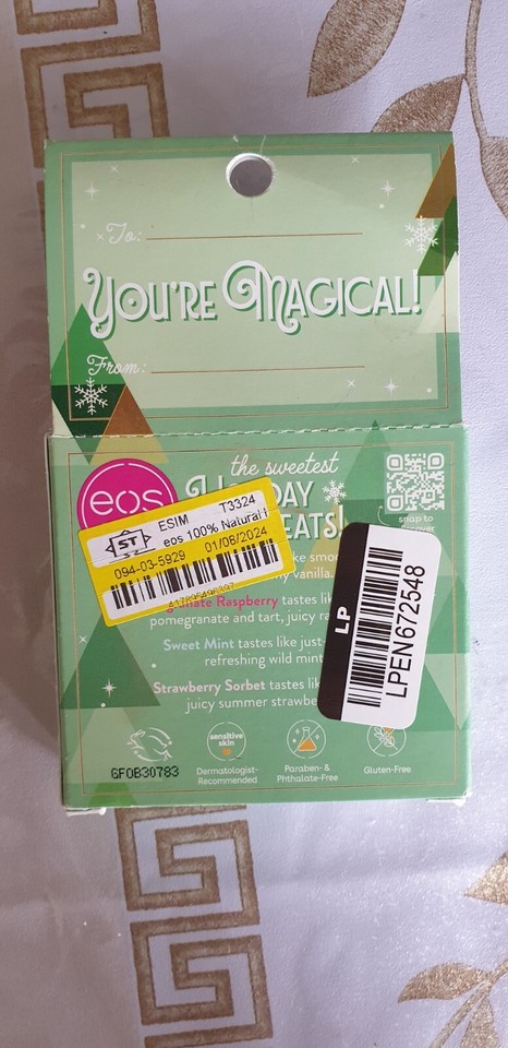 EOS Evolution of Smooth Lip Balm Limited Edition Stick Variety Pack - 4 ...