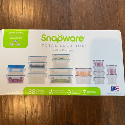 Snapware Total Solution 38-piece Plastic Food Storage Set for sale ...