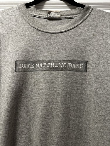 Vintage Dave Matthews Band Concert Tour T-Shirt gray - Size L DMB Tee ...