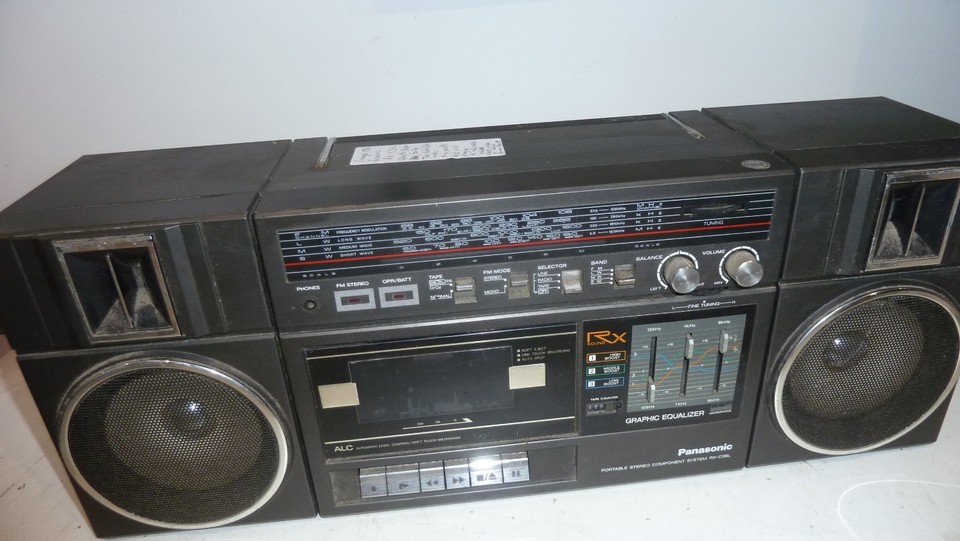 Panasonic RX-C39L Stereo Cassette Ghetto Blaster Vintage 1980s FAULTY ...