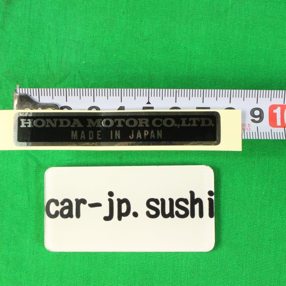 Honda Genuine Motor Co LTD Decal Name LOGO Plate Sticker 87125-041-680 ...