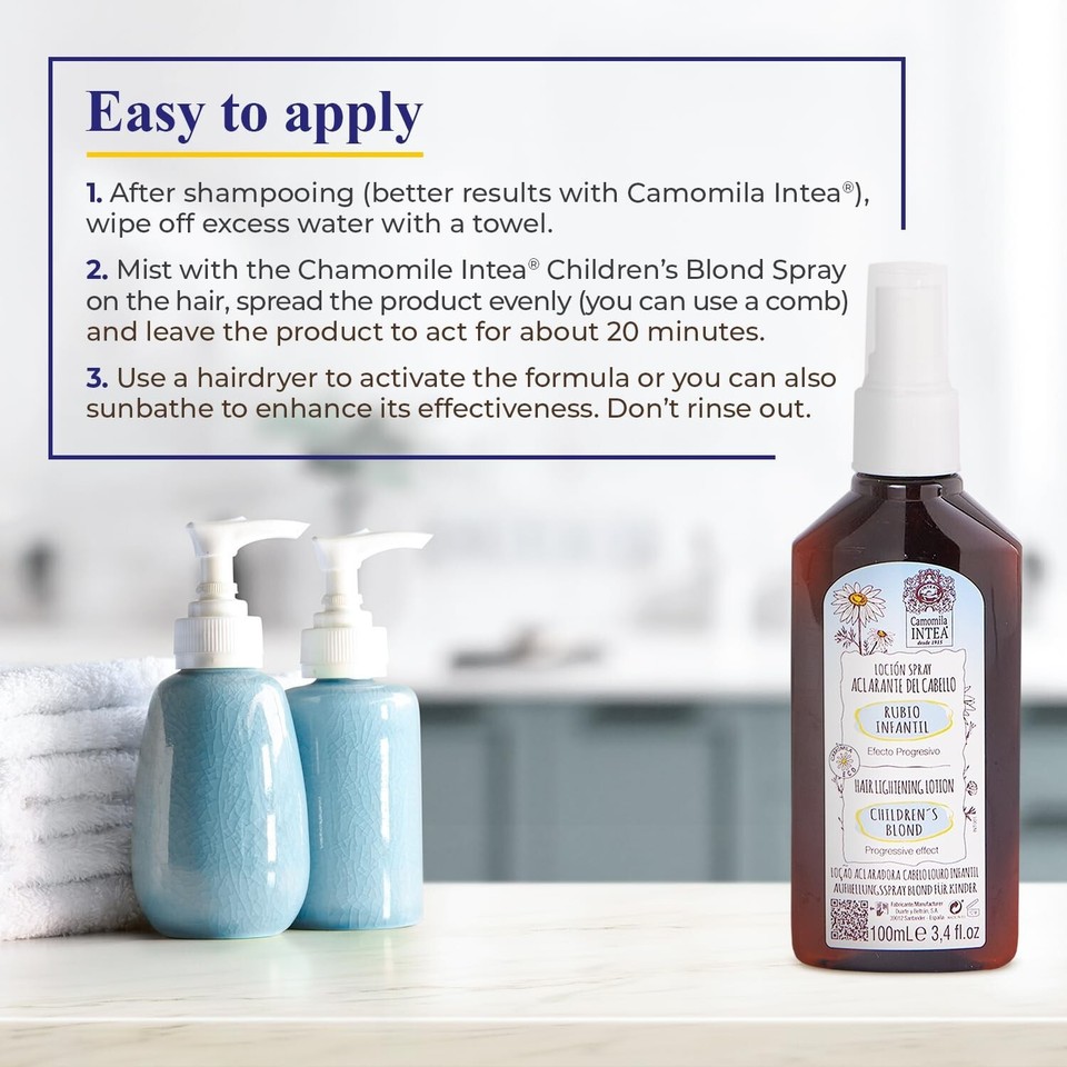 Intea Chamomile Kid's Blond Hair lightening Spray 100ml | eBay