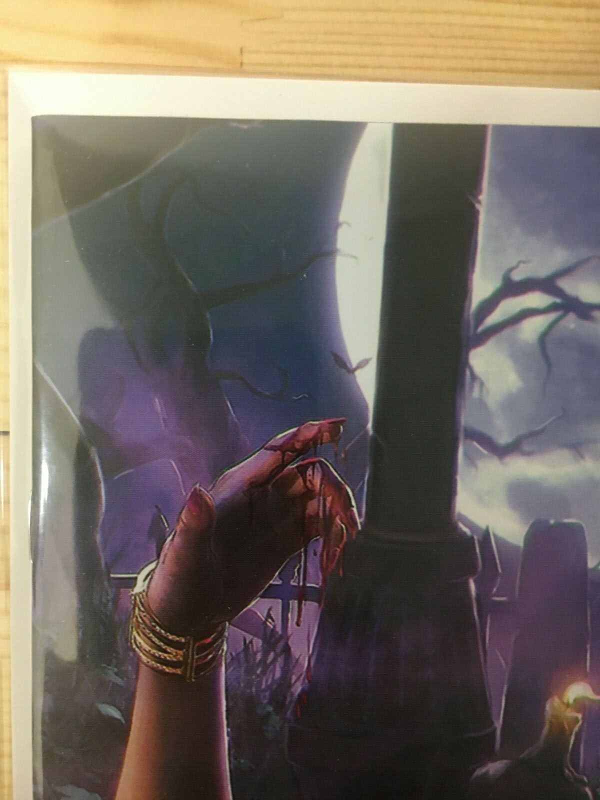 VAMPIRELLA #16 TIAGO DE SILVA EXCLUSIVE GRAVEYARD VARIANT LTD 350 NM ...