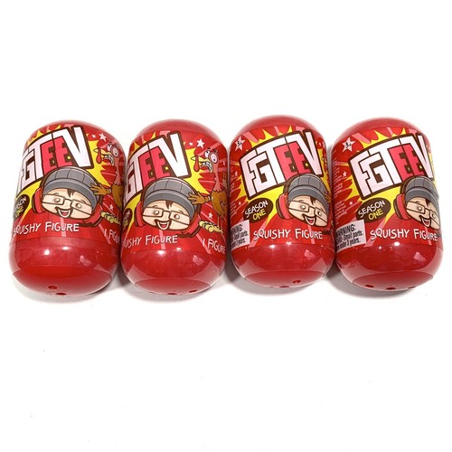 4 SQUISHY FIGURES Mystery Blind CAPSULES - FGTeeV SEASON 1 - Bonkers ...