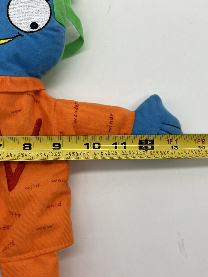 Letter People Alphabet Plush Puppet Letter P For Patches Learning ...