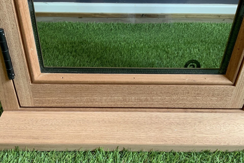 Window Double Glazed Windows Solid Sapele Hardwood 750mm x 750mm ...