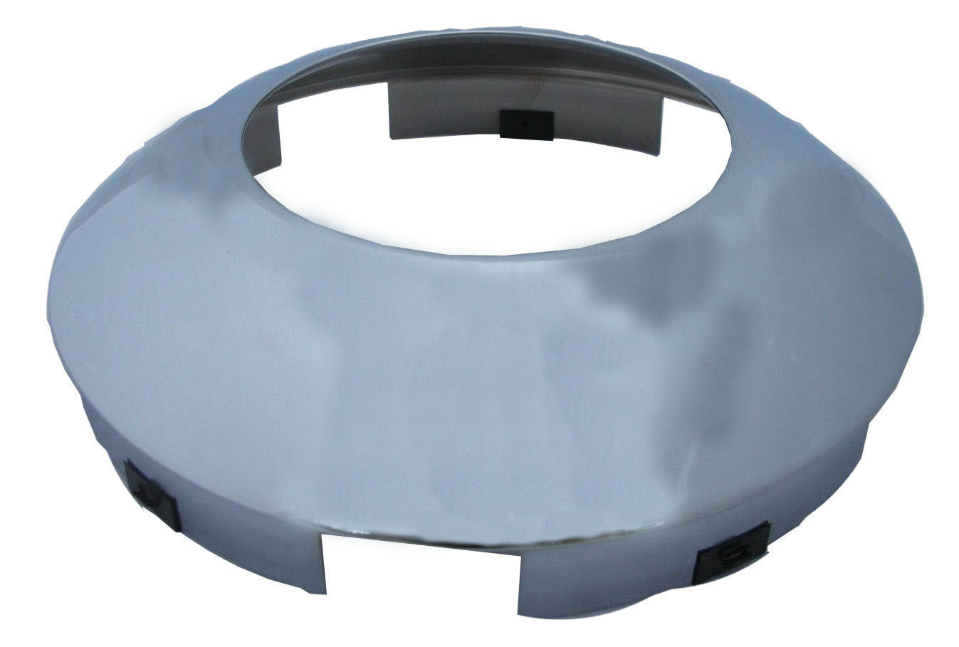 Chrome Front Hub cap (hubdometer hole 8" ID) 1" Lip 6 Clips | eBay