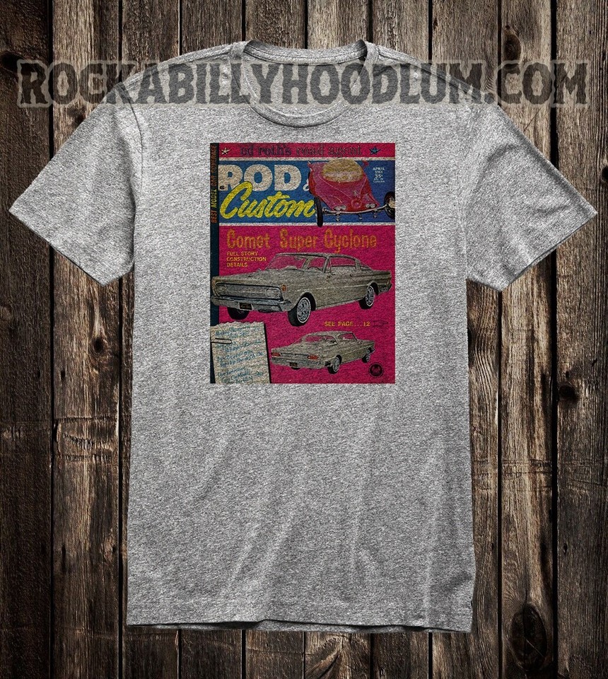 Retro Hot Rod Tee T Shirt Drag Race Racing Ed Big Daddy Roth Road Agent ...