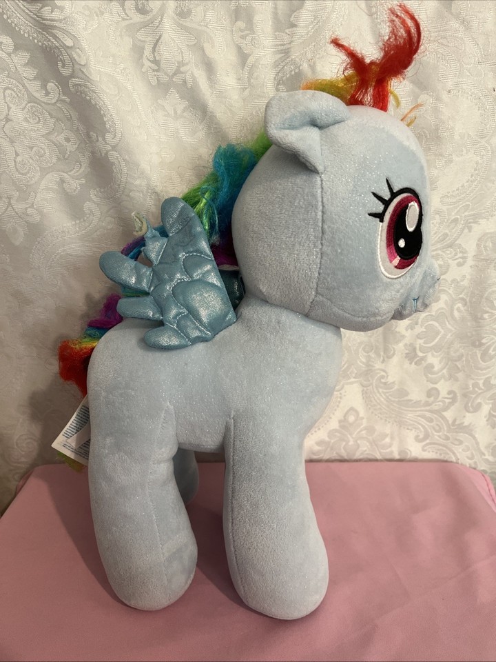 2017 Build A Bear BAB MLP My Little Pony Rainbow Dash Plush Toy Read ...