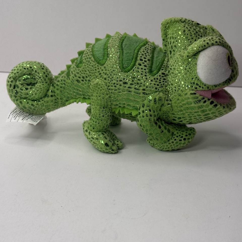 Disney Store Tangled 9” PASCAL Chameleon Rapunzel Stuffed Plush ...