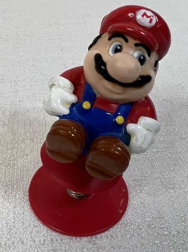 Tanooki Mario Super Mario Bros Spring Popper Jumping Toy Vintage 1989 ...