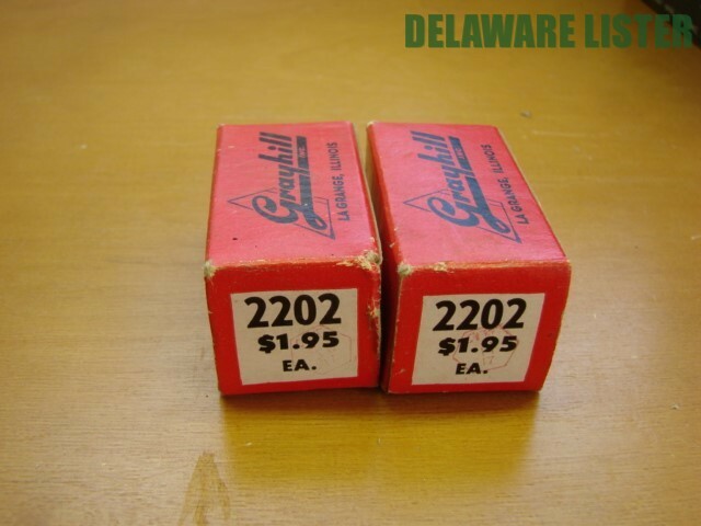 2x Grayhill Gray Hill 2202 9723 Panel Mount Momentary Pushbutton Switch ...