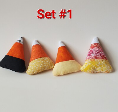 Fabric candy corn, stuffed candy corn, Halloween decor | eBay