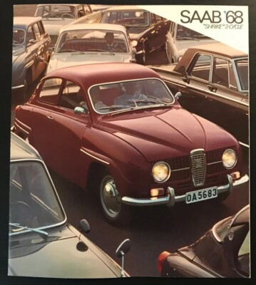 1968 Saab Shrike 2 Cycle Dealership Brochure Original NOS | eBay