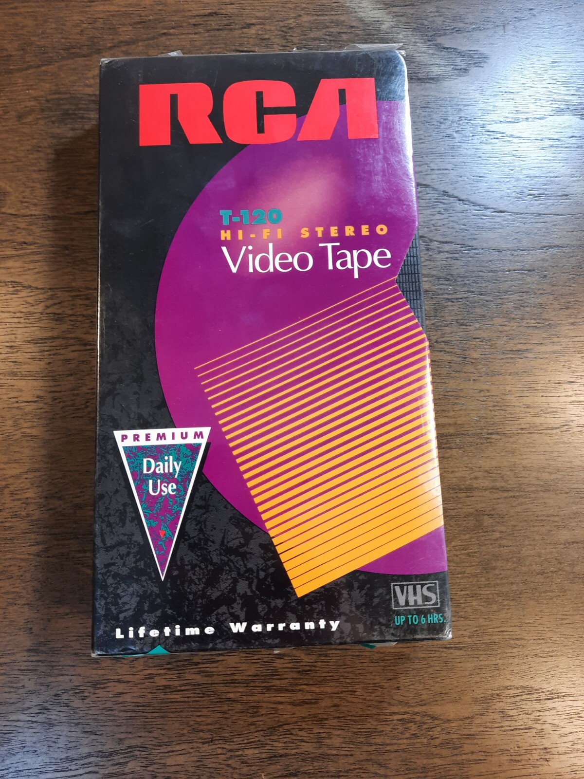RCA Blank Media Videotape VHS Tape T-120 Hi-Fi Stereo 6 Hours New ...