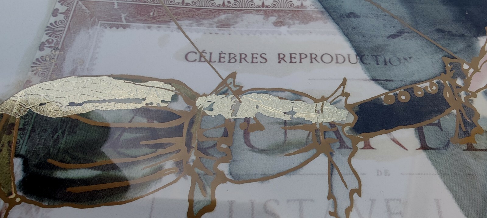 jutta ritter-scherer embellished offset lithograph of marionette | eBay