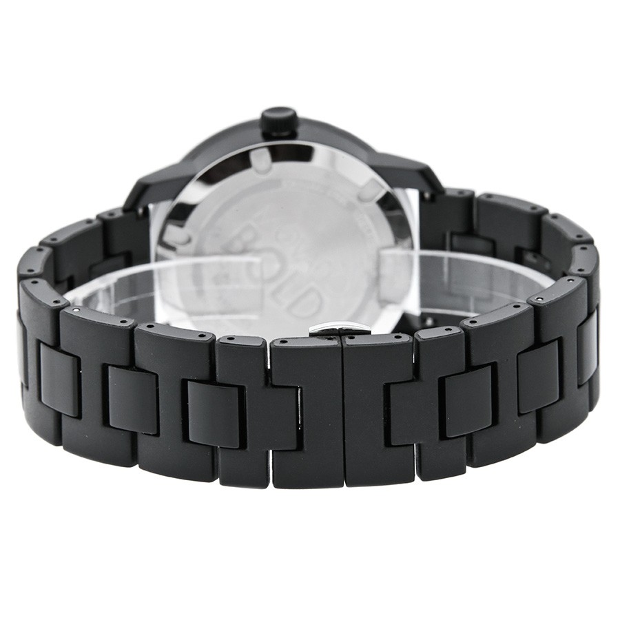 Movado Bold Men's Black Finish Link Bracelet Dress Watch 3600047 | eBay