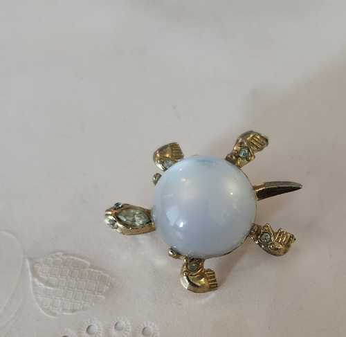 Rare signe Coro jelly belly Tortoise turtle Brooch Pin 1-1/4" l | eBay