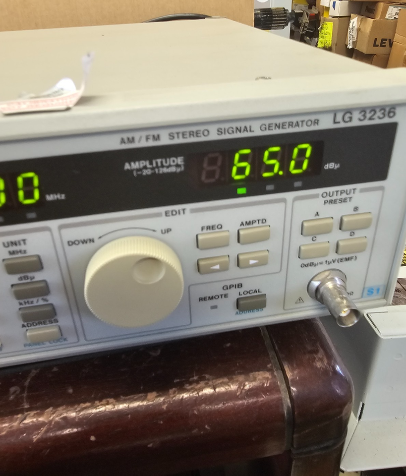 LEADER LG3236 AM/FM STEREO SIGNAL GENERATOR | eBay