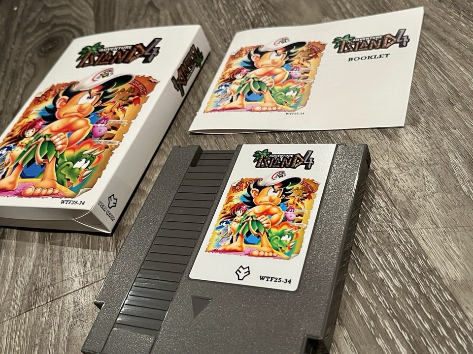 NES Nintendo Adventure Island IV 4 Cib Complete In Box Limited Rare Wg ...