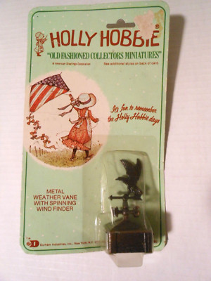 NOS Sealed HOLLY HOBBIE Metal Weather Vane Miniature 1976 | eBay