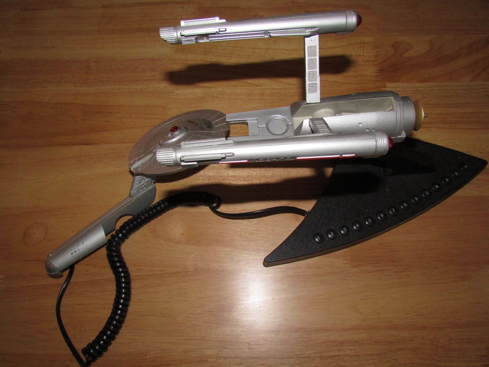 Vintage Star Trek Enterprise Phone - 1993 - Paramount - Telephone ...