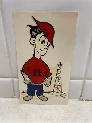 Vintage Angelus Decal - University of Kansas- Petroleum Engineering ...