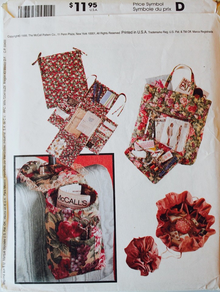 PURSE or BACKPACK Sew Pattern ~ UC ~ U Pick! | eBay