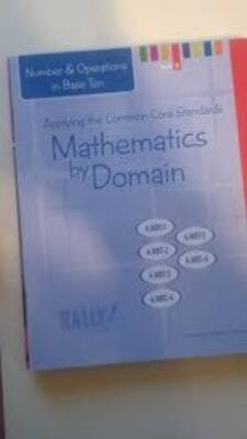 Applying the Common Core Standards - Mathematics By Domain - Paperback ...