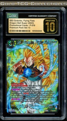 CGC 10 PRISTINE ⭐️ SS3 Gotenks P-519 Promo Super DBS Z Alt DBZ | eBay