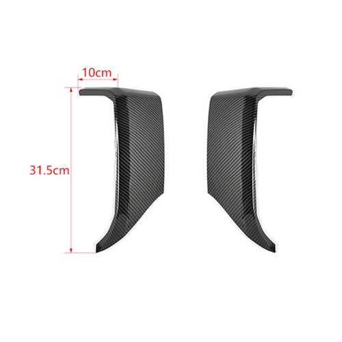 2×Carbon Fiber ABS Front Bumper Guard Panel Cover Fit For Suzuki Jimny ...