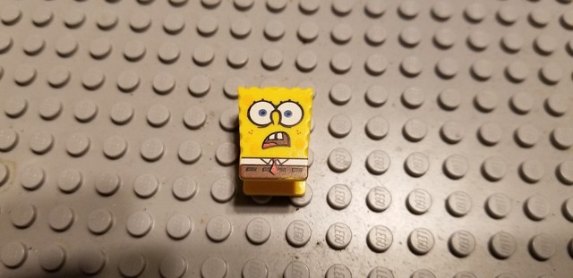 Lego Lot of x1 SpongeBob SquarePants Minifigure Head only ''Shocked ...
