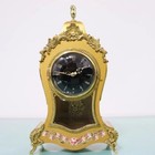 LE CASTEL Vintage Mantel Top! Clock Baby Mini SWISS Neuchatel 8 days ...