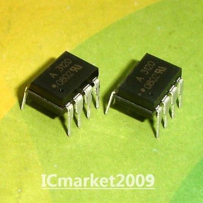 10 PCS HCPL-3120 DIP-8 HCPL3120 A3120 2.0 Amp IGBT Gate Drive ...