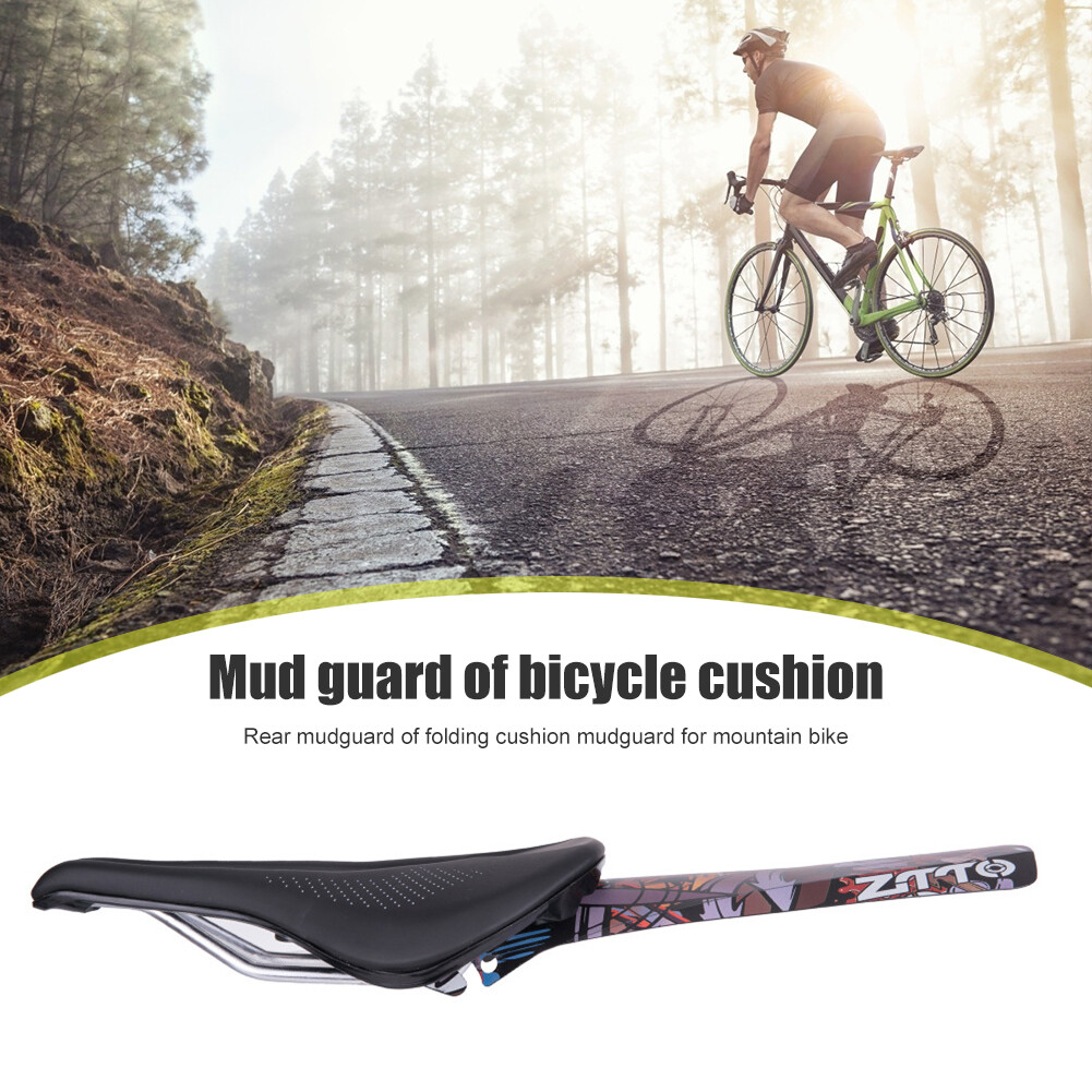 Bicycle Seat Wings Fender Saddle Mud Guard Removable Rear Cushion MTB ...