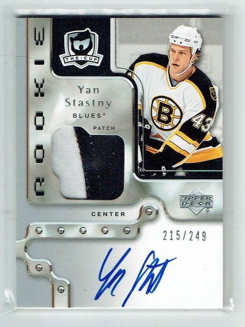 06-07 UD Upper Deck The Cup Yan Stastny /249 Rookie Patch Auto | eBay