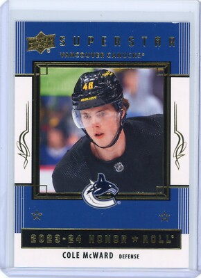 2023-24 Upper Deck Cole McWard Rookie Superstar - Vancouver Canucks | eBay