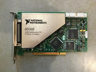 National Instruments NI PCI-6036E 16-bit Multifunction DAQ Card | eBay