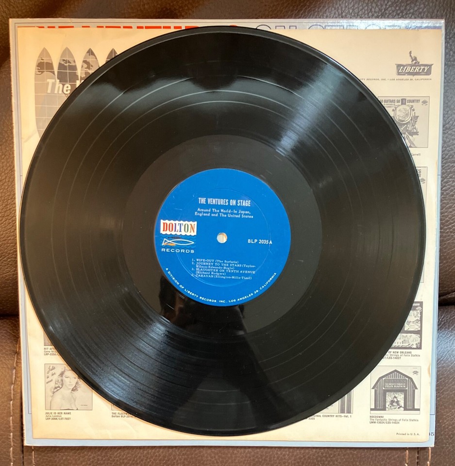 THE VENTURES On Stage Vinyl LP Record (Dolton BLP 2035) | eBay