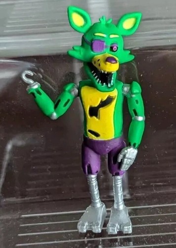 Five Nights at Freddys Blacklight Foxy Mini Figure Funko 2" FNAF Green ...