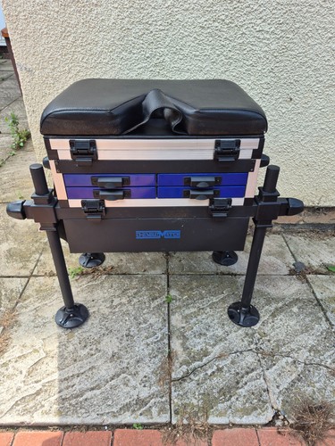 used match fishing seat box. | eBay UK