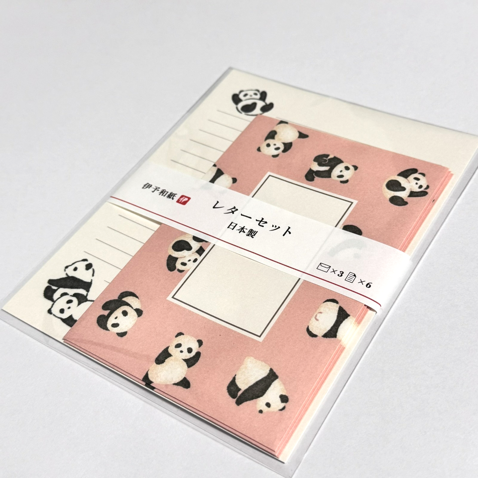 Japanese Washi Panda Letter Set Made in Japan Envelopes ＆ Pape | eBay