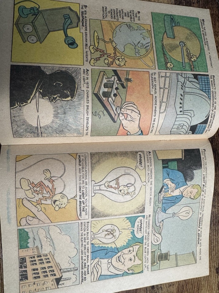 Mighty Atom Reddy Kilowatt Promo Comic (1950s-60s) VG Educational | eBay UK