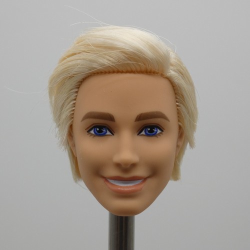 Barbie The Movie Ken Doll Head Rooted Blonde Hair Light Skin 2023 ...
