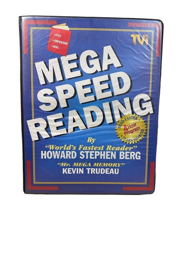 Mega Speed Reading By Howard Berg & Kevin Trudeau 6 Cassettes VHS ...