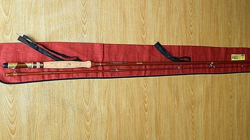 Early 70's ABU Feralite 8910 Zoom 9' AFTM 8-10 tubular glass fly rod ...