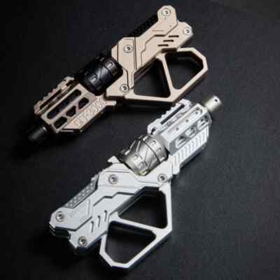 QT-3000 Revolver Push Slider Gun Spinner Button Fingertip Gyro EDC Toy ...